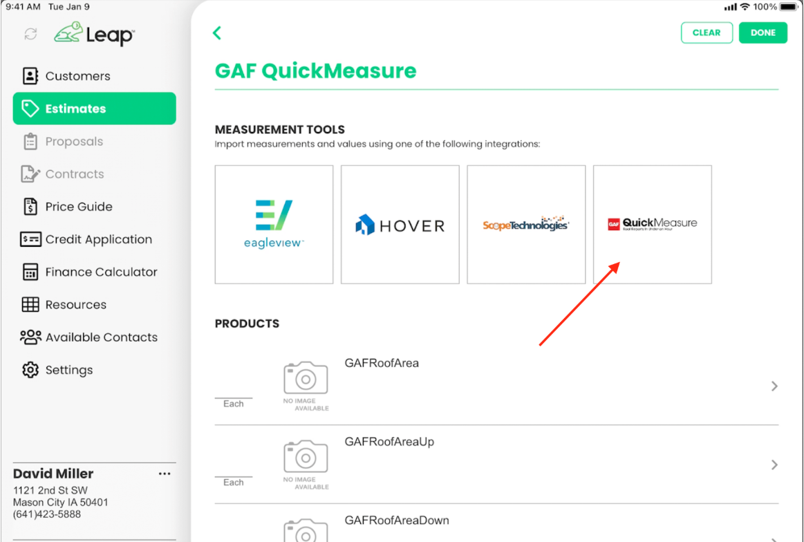 GAF QuickMeasure SalesPro