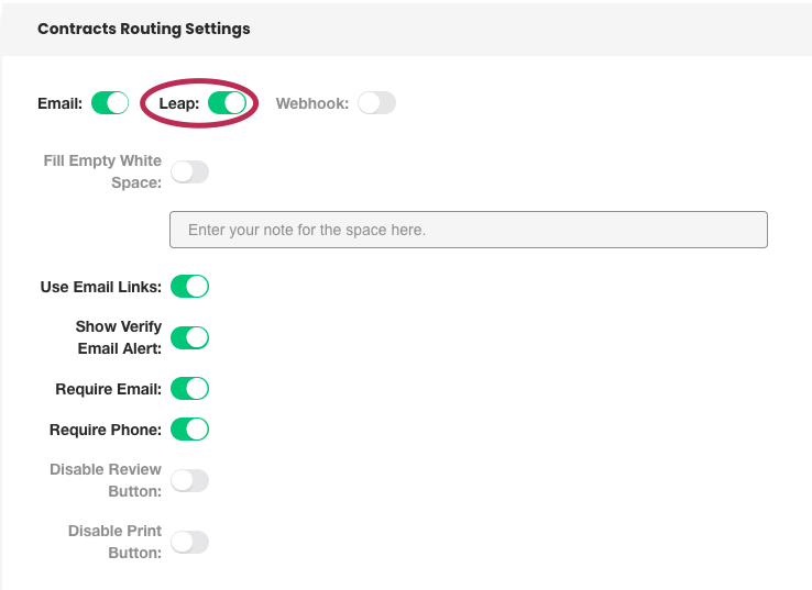 Setup Leap CRM SalesPro